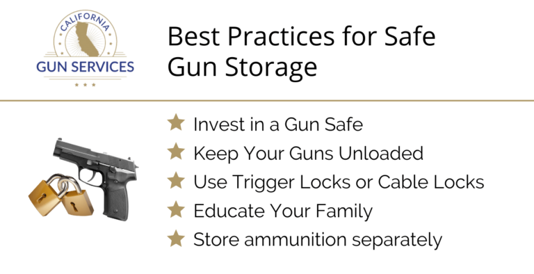 Best Practices for Safe Gun Storage in California - California Gun Services